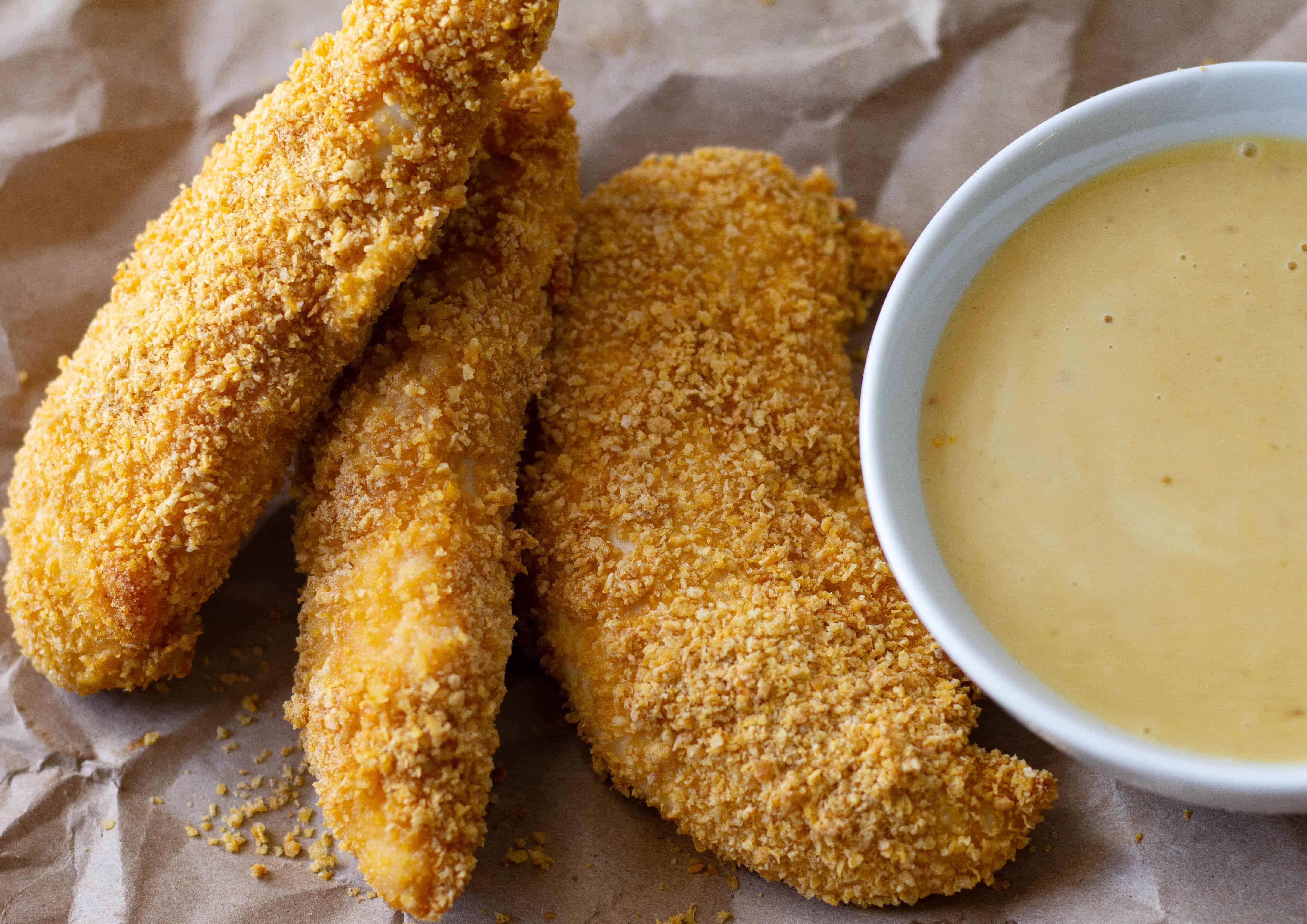 Chicken Fingers With Honey Mustard